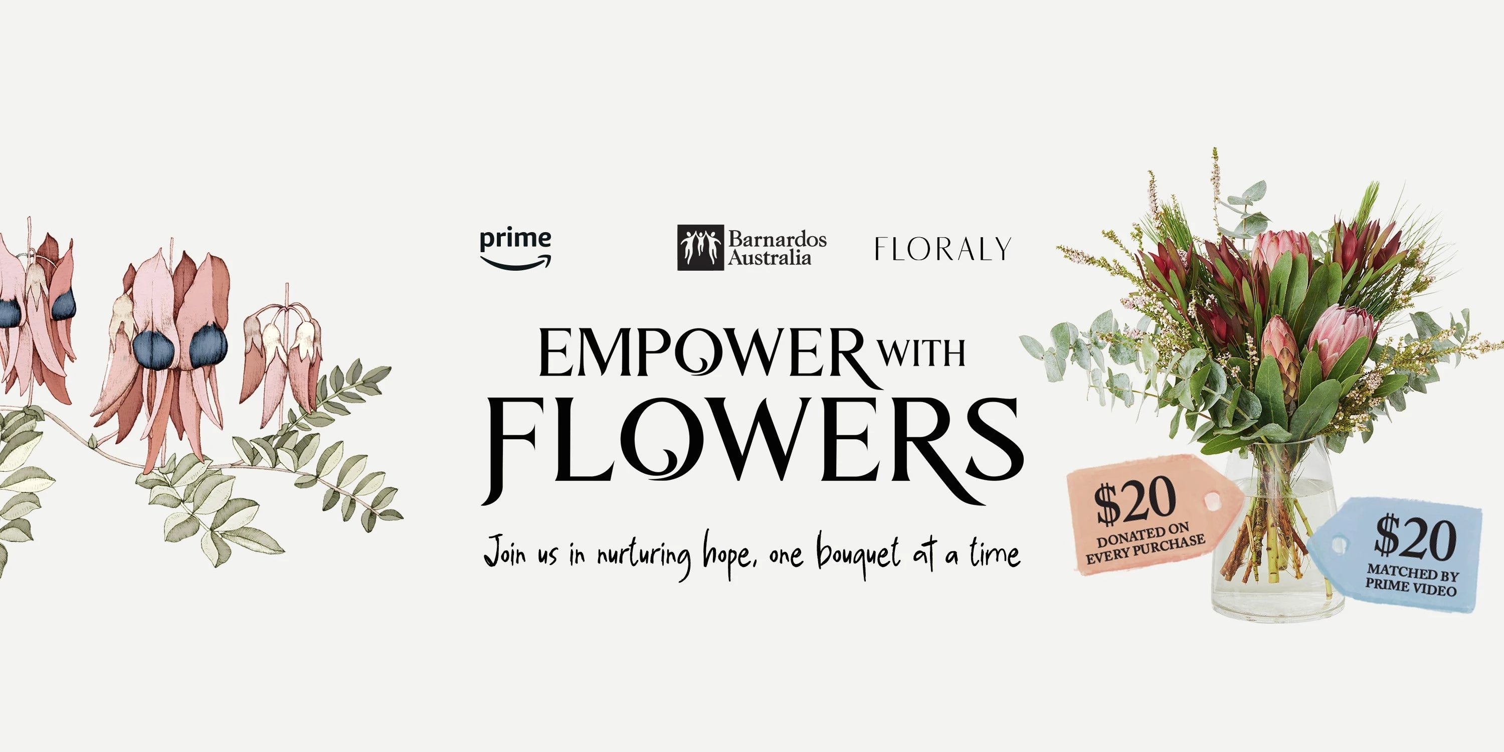 Empower With Flowers | Prime Video x Floraly x Barnardos