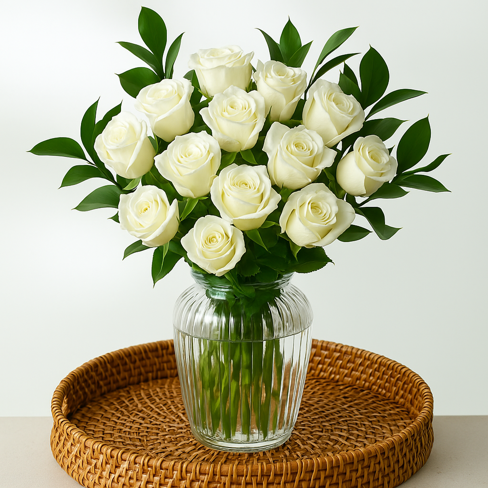 White Roses | Floraly - Same Day Flower Delivery