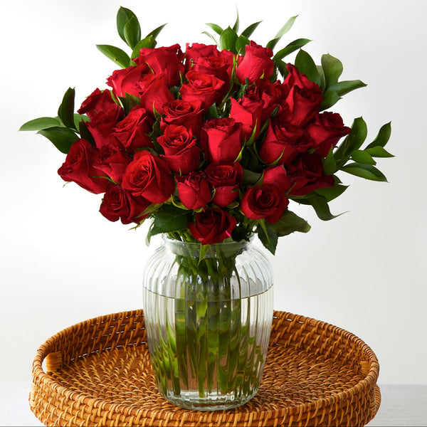 Deluxe Red Roses | Floraly - Same Day Flower Delivery