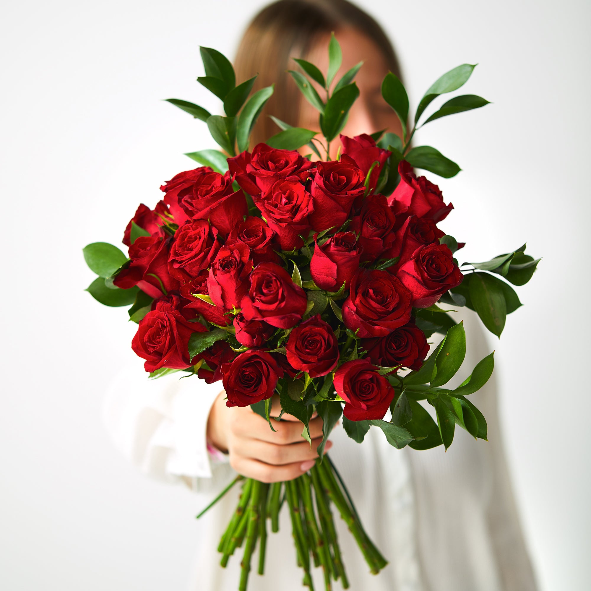 Deluxe Red Roses By Floraly - Send Fresher Flowers